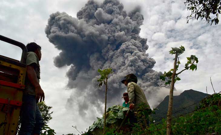 Mt. Sinabung, North Sumatra